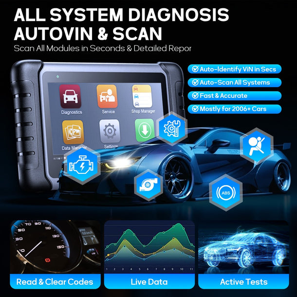 Home / Autel MaxiCOM MK808Z – Autel’s basic bi-directional diagnostic ...