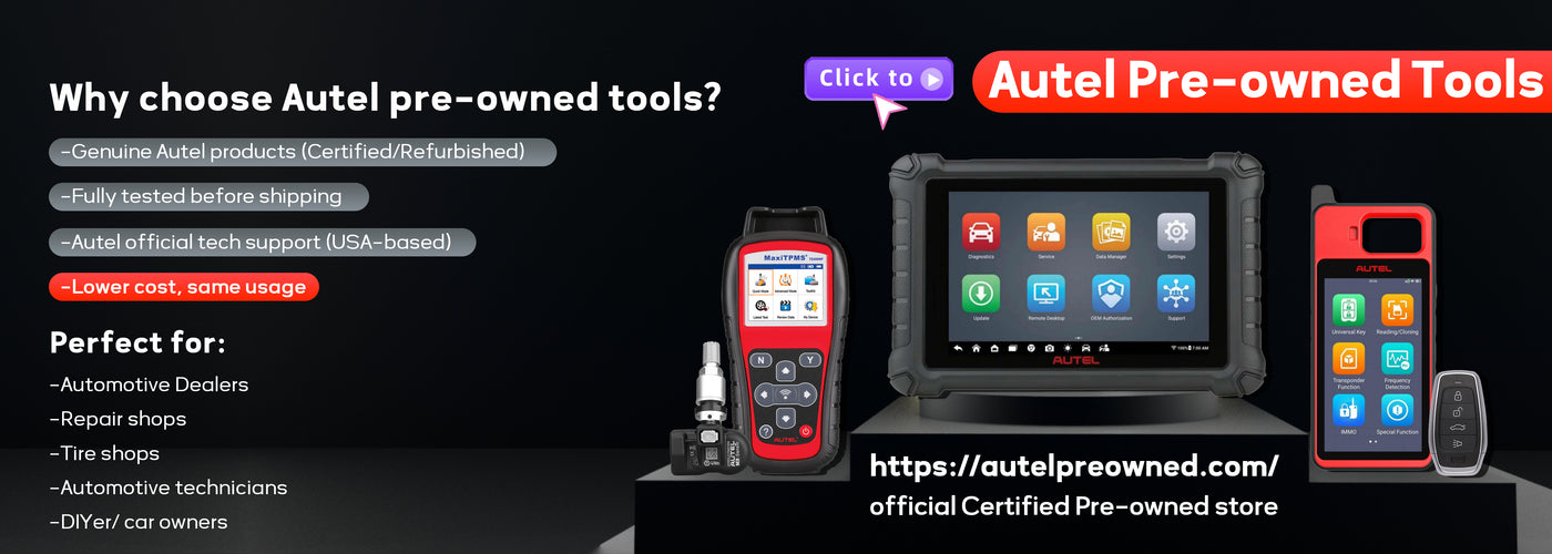 Certified Pre-owned Autel Scanners