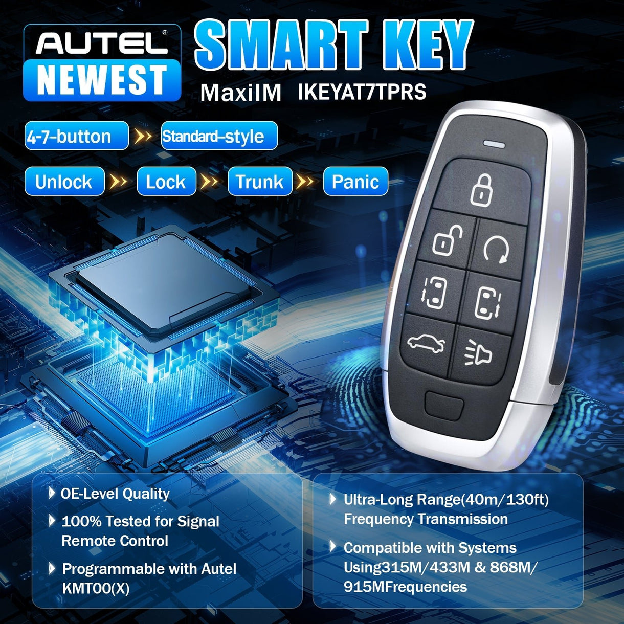 Home / Autel MaxiIM IKEY Standard - Universal Programmable Smart Key